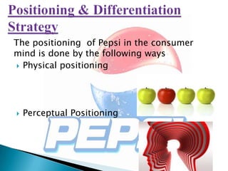 Marketing strategies of pepsi | PPTX