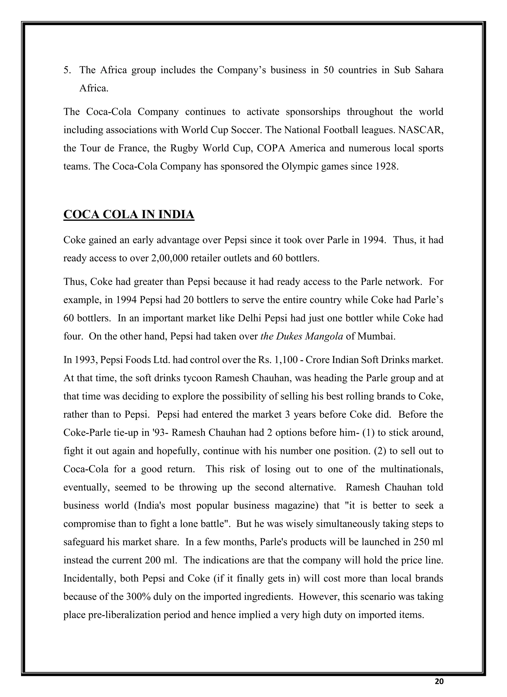 Marketing strategies of premium products of coca cola cocacola summer ...