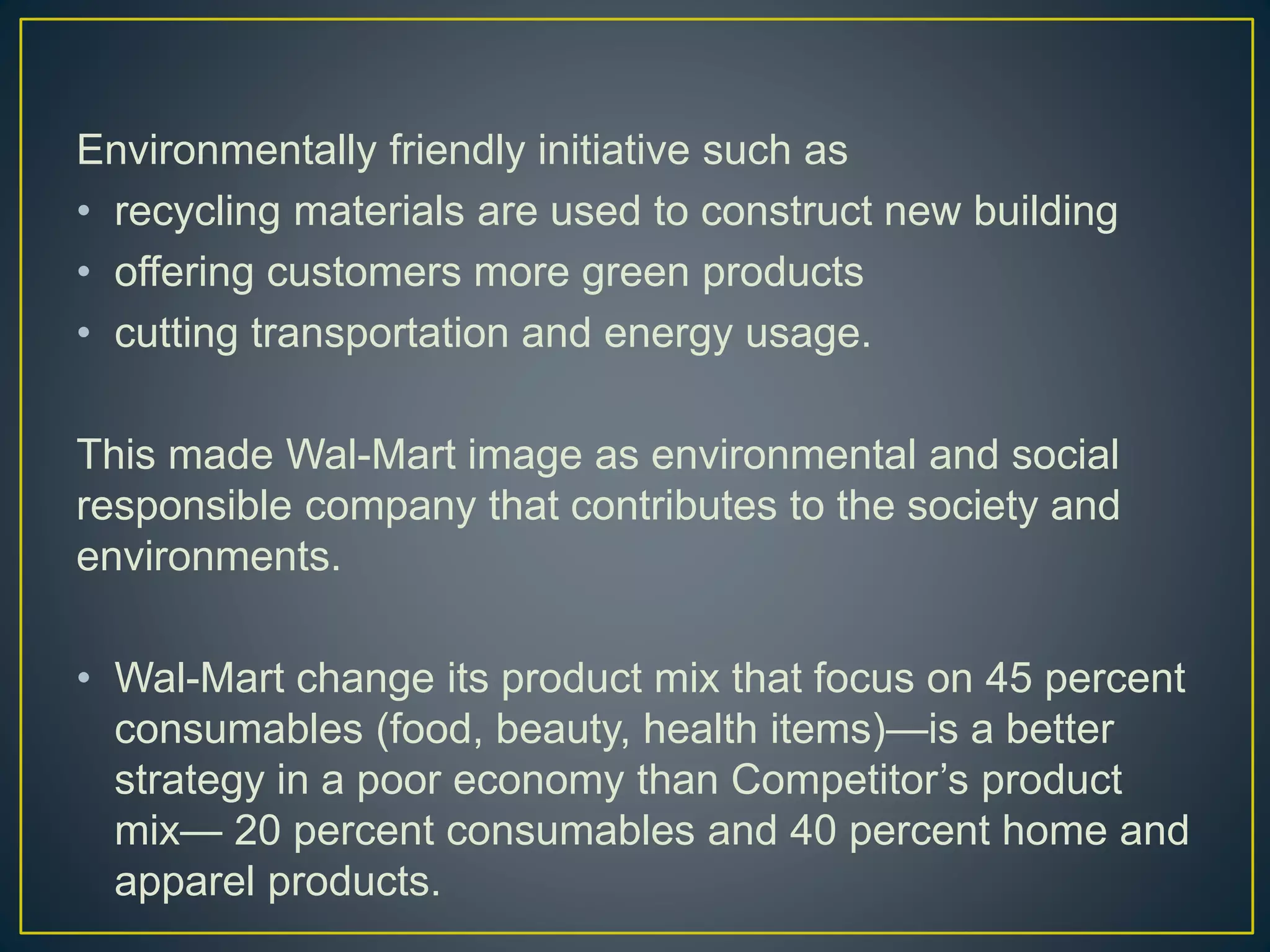 Marketing strategies of wal mart | PPTX