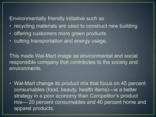 Marketing strategies of wal mart | PPTX