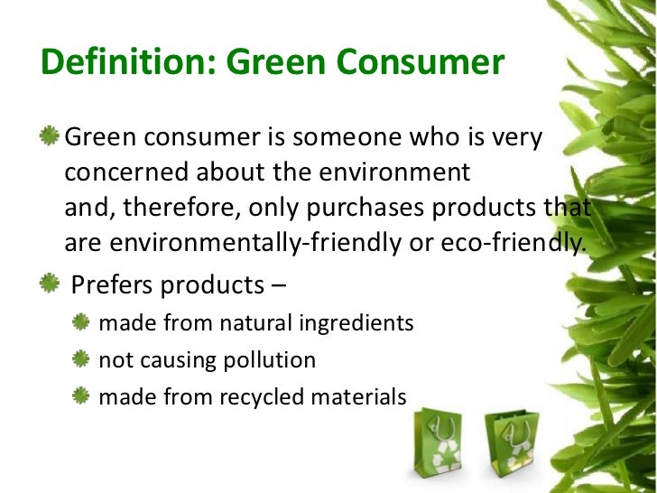 Marketing strategies to reach the green consumer