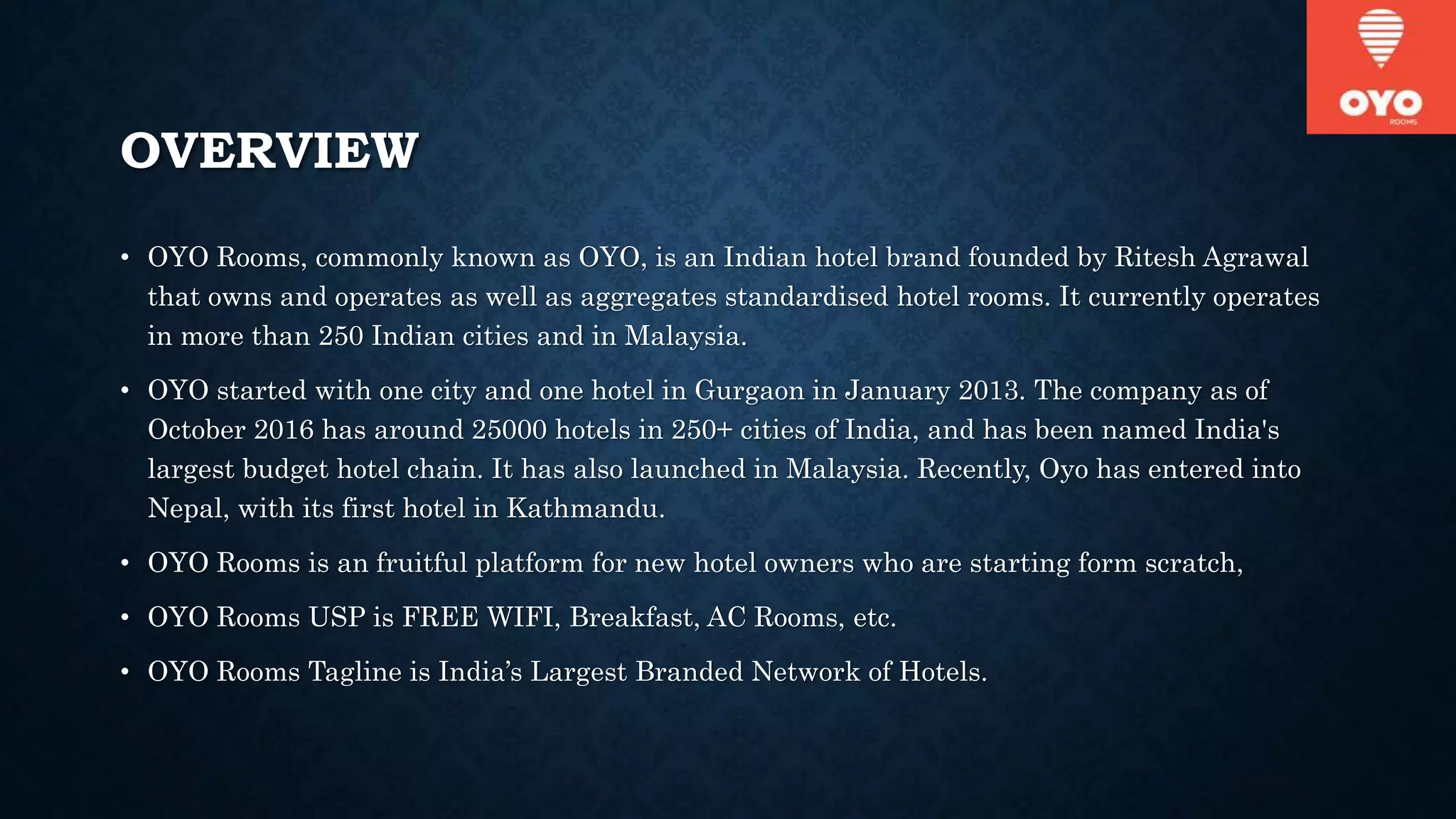 Marketing strategy For OYO Rooms | PPTX