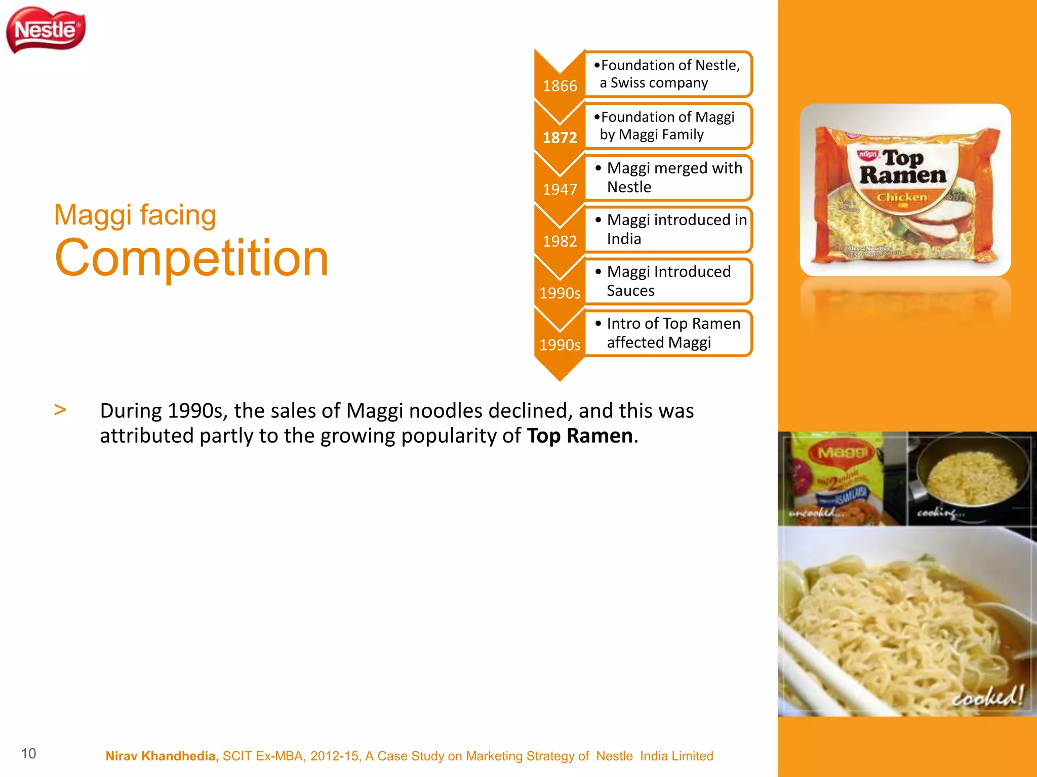 Marketing Srategy - Nestle Maggi by Nirav Khandhedia | PPSX