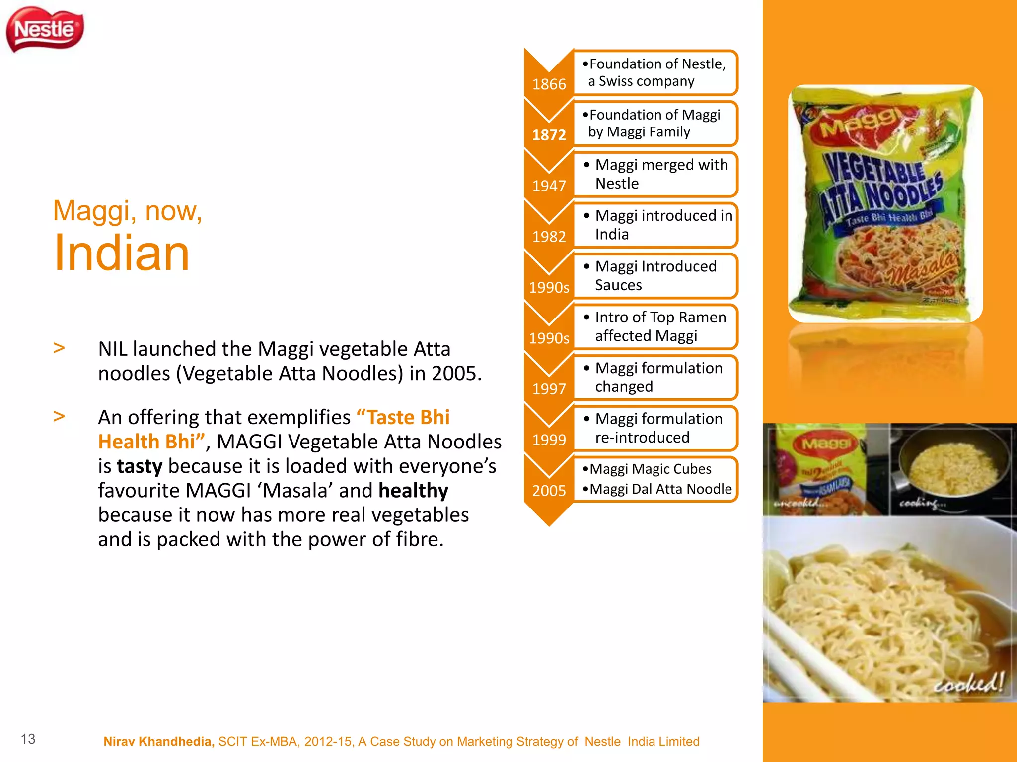 Marketing Srategy - Nestle Maggi by Nirav Khandhedia | PPSX