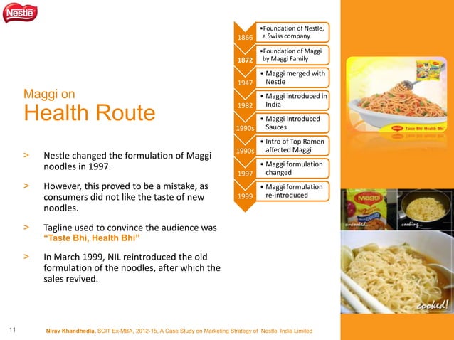 Marketing Srategy - Nestle Maggi by Nirav Khandhedia | PPT