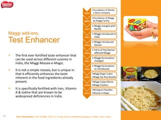 Marketing Srategy - Nestle Maggi by Nirav Khandhedia | PPT