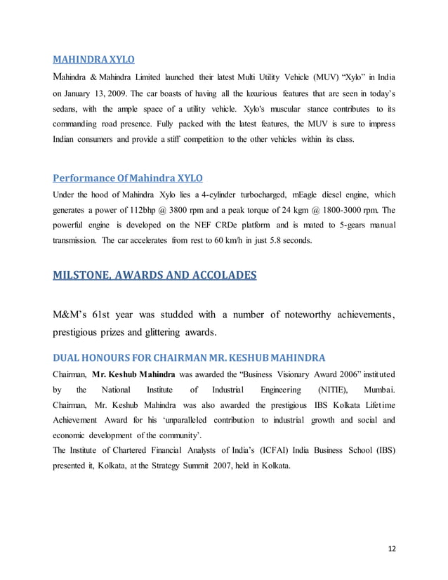 MBA marketing (summer internship report) | DOCX