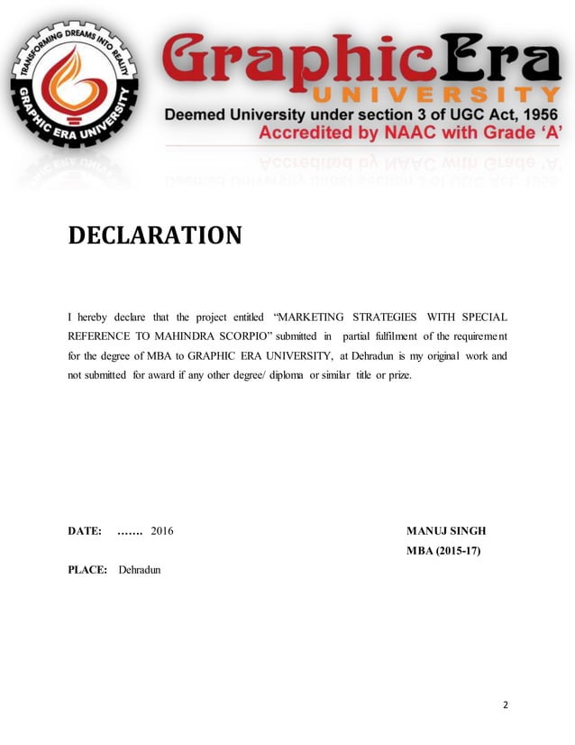 MBA marketing (summer internship report) | DOCX