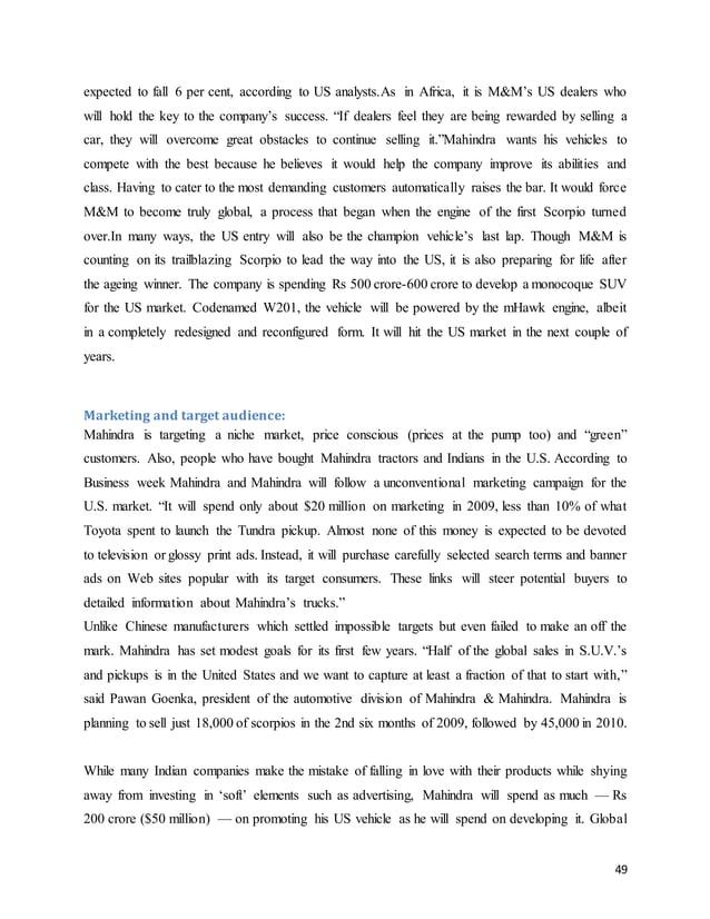 MBA marketing (summer internship report) | DOCX