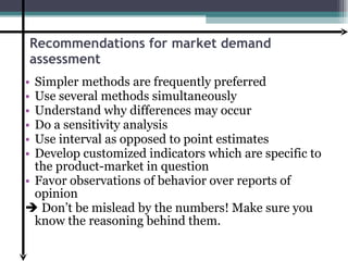 Marketing Strategy Assessing & Estimating Market Demand | PPT ...