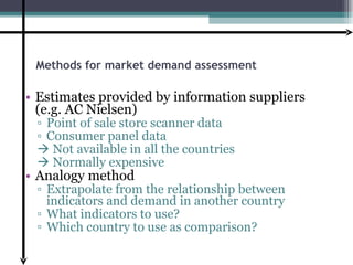 Marketing Strategy Assessing & Estimating Market Demand | PPT ...