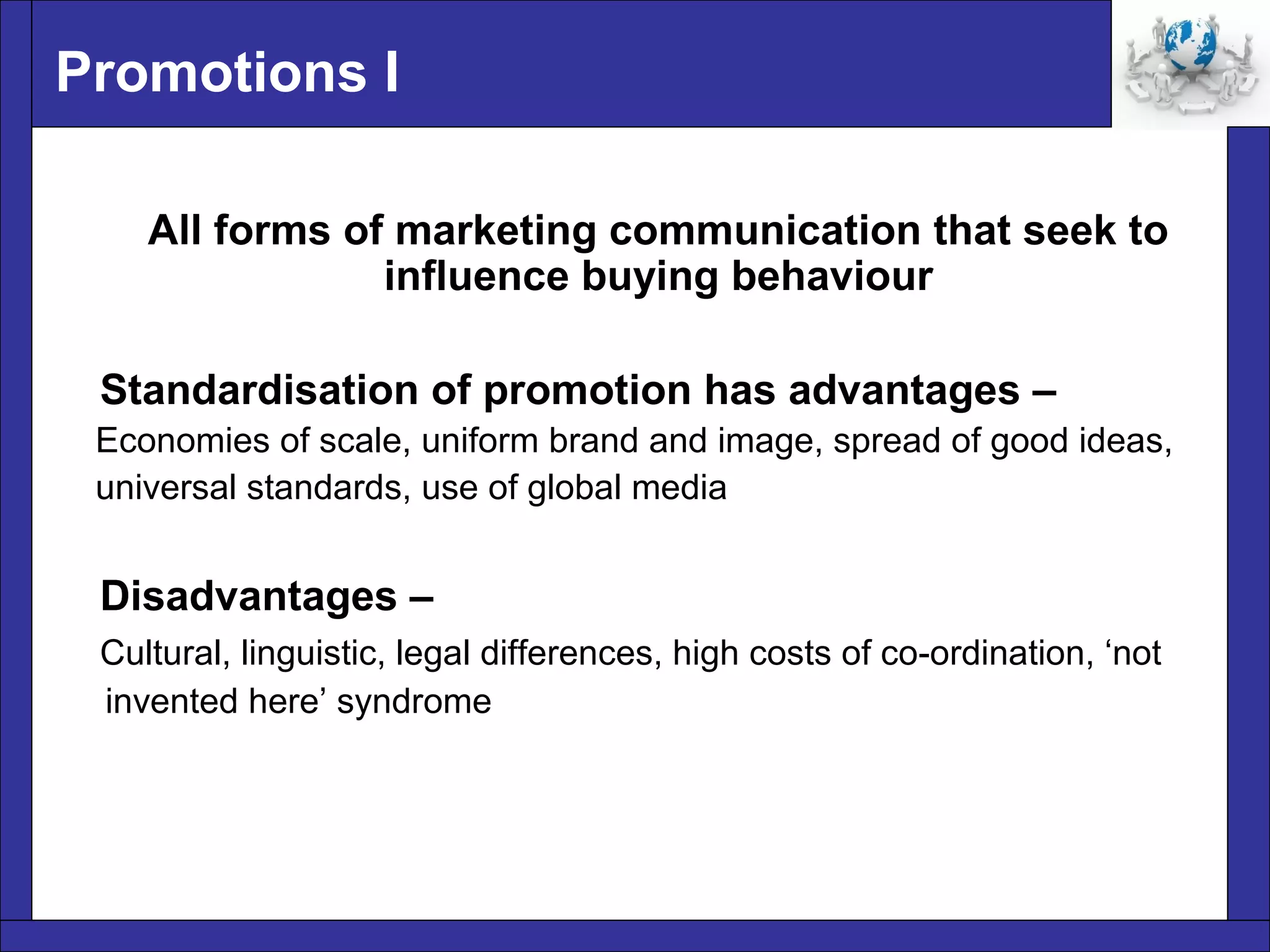 Global Marketing Mix Strategy | PPT