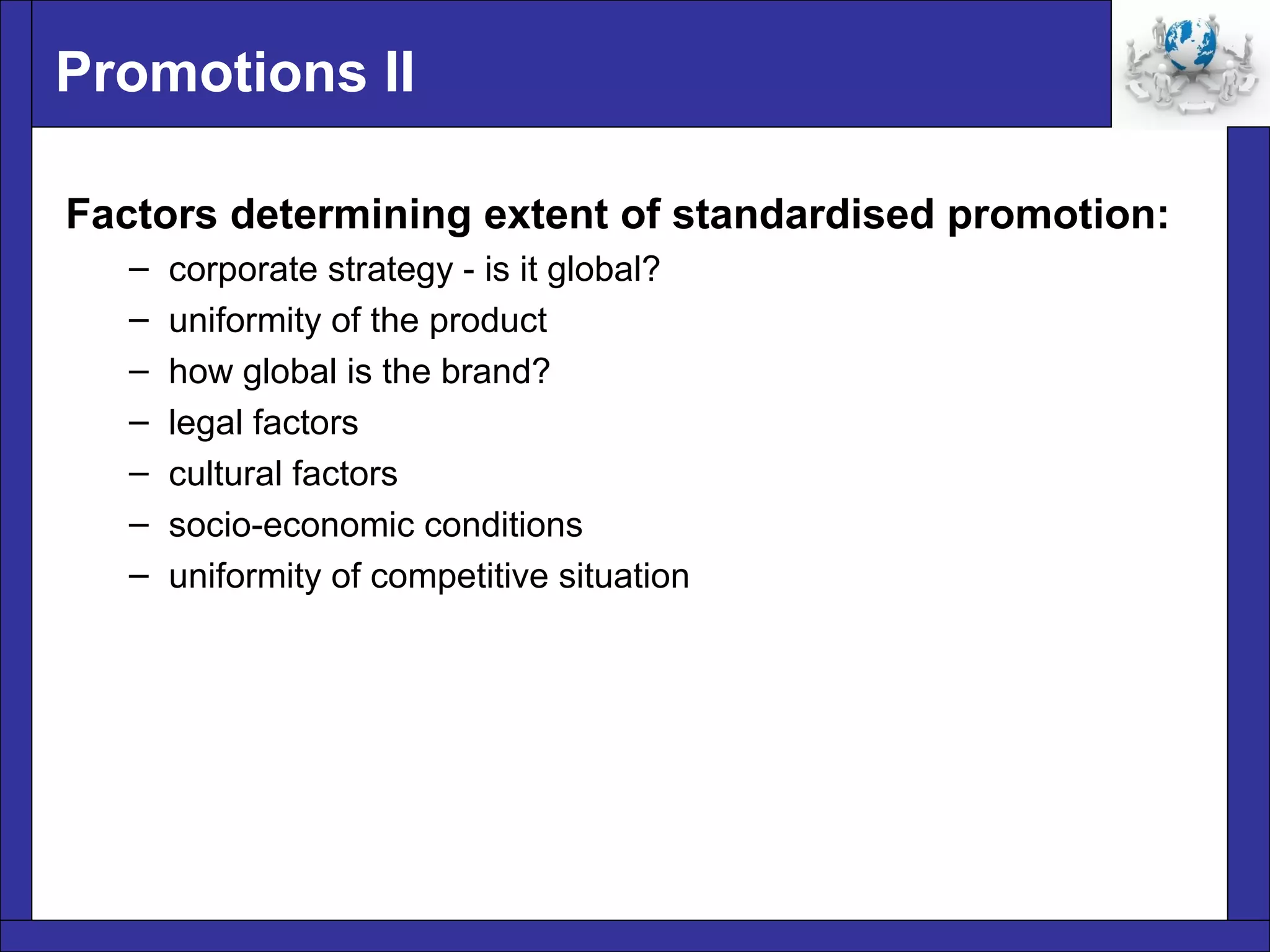 Global Marketing Mix Strategy | PPT