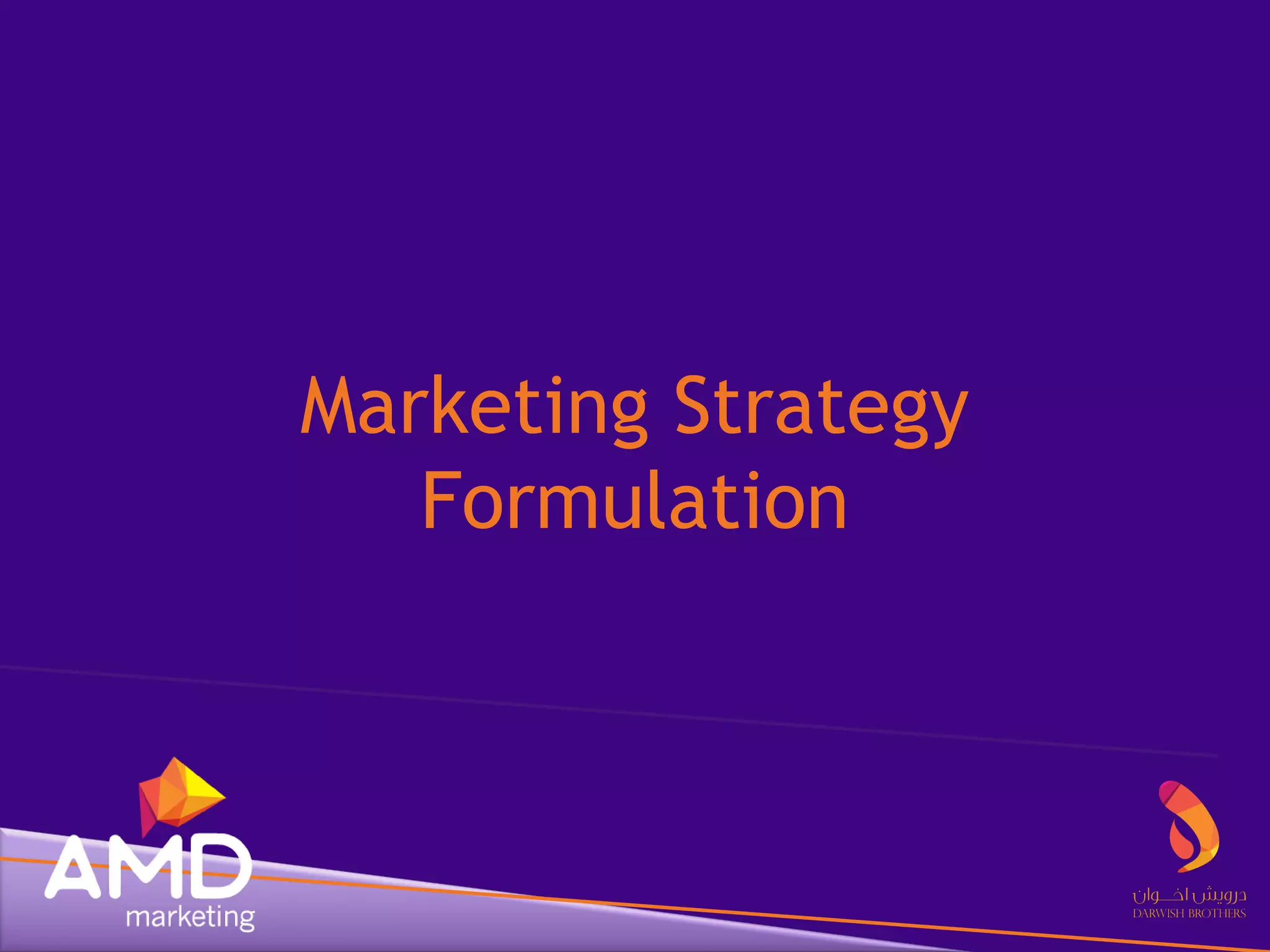 Marketing Strategy Formulation | PPT