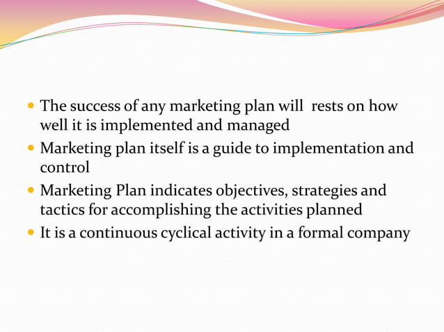 Marketing strategy implementation and control | PPTX | Business ...