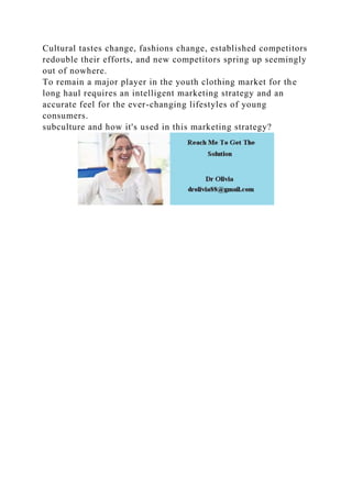 Marketing Strategy in Action Abercrombie & Fitch As you stro.docx ...