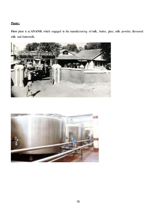 amul. introduction and history | DOCX | Agriculture | Industries