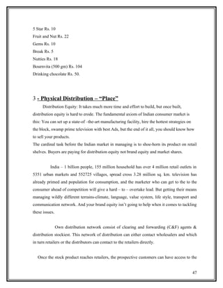 Marketing strategy of cadbury company | PDF
