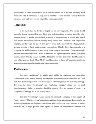 Marketing strategy of cadbury company | PDF