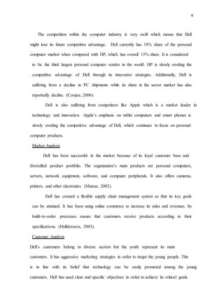 Marketing strategy of dell | DOCX