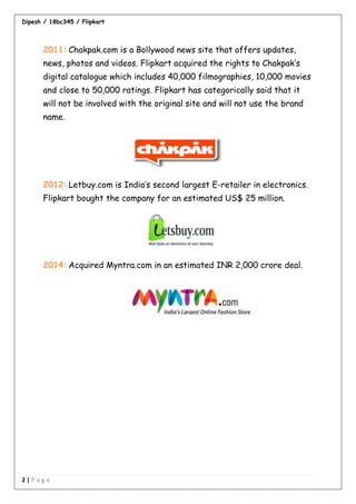 Marketing strategy of flipkart | PDF