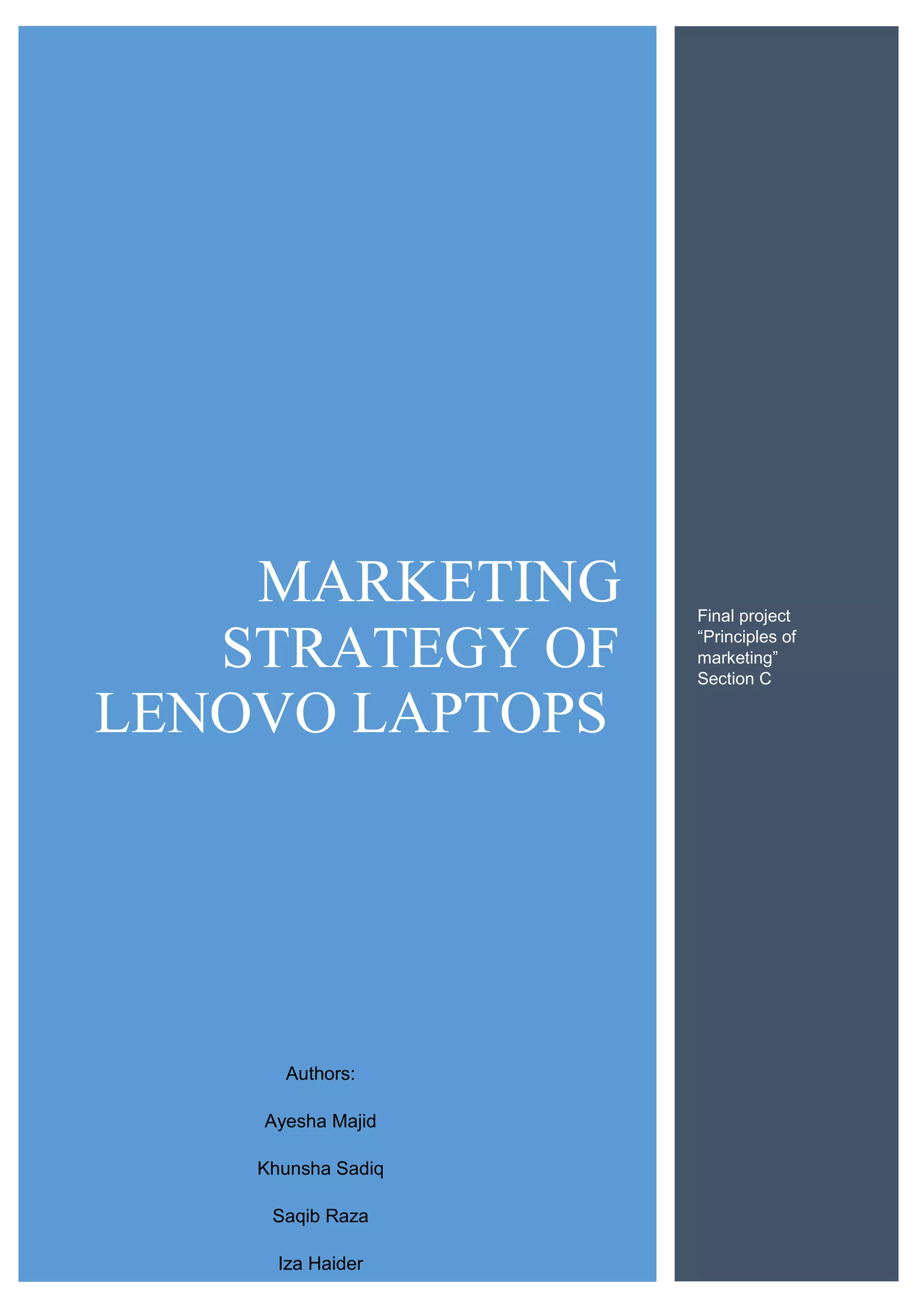 Marketing Strategy of Lenovo Laptops | PDF