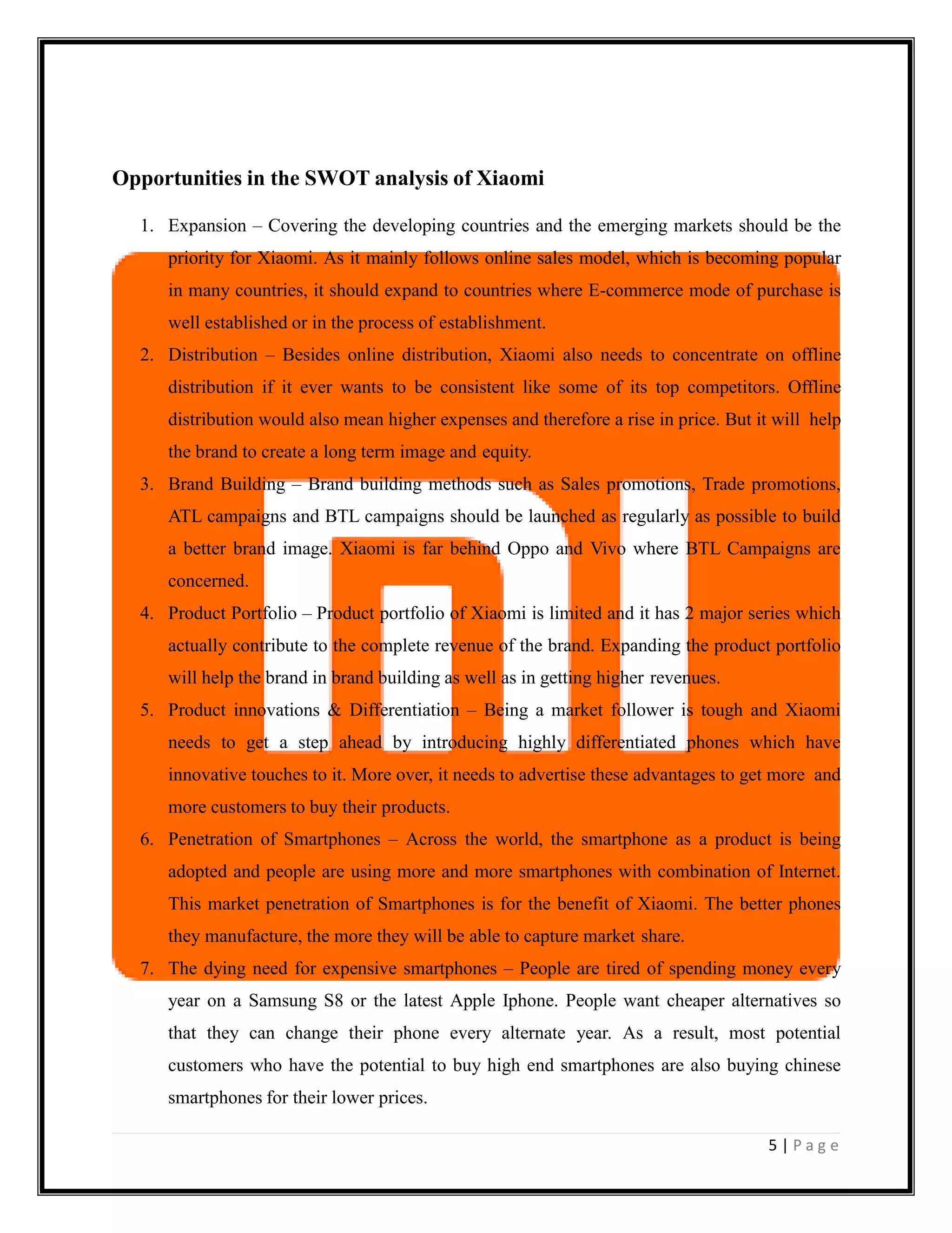 Marketing strategy of xiaomi | PPT