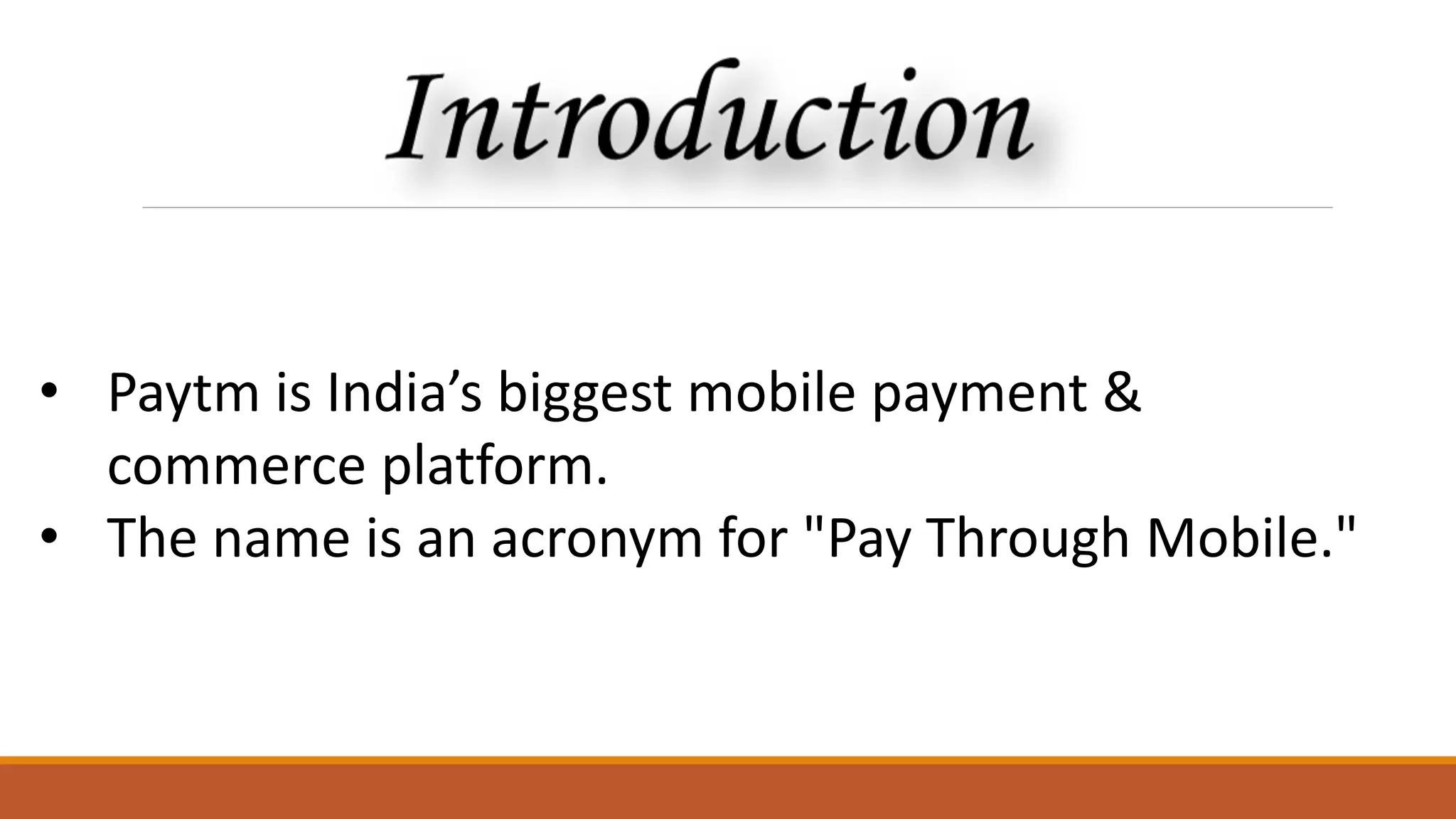 Marketing strategy paytm | PPTX