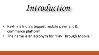 Marketing strategy paytm | PPTX