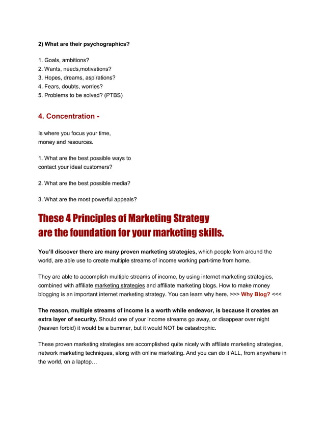 Marketing strategy principles revealed | PDF Marketing strategy principles revealed | PDF