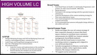 Tier 2 oGIP Marketing structures and JD | PDF