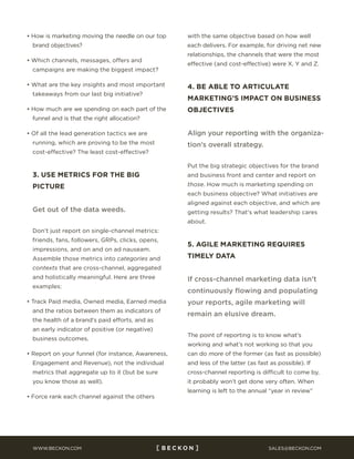 Marketing's True Impact by BECKON | PDF