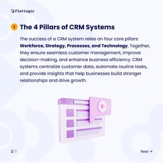 4 Main Pillars Of CRM Systems [Comprehensive Review] | PDF