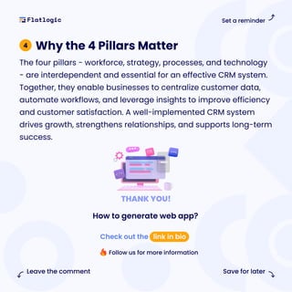 4 Main Pillars Of CRM Systems [Comprehensive Review] | PDF