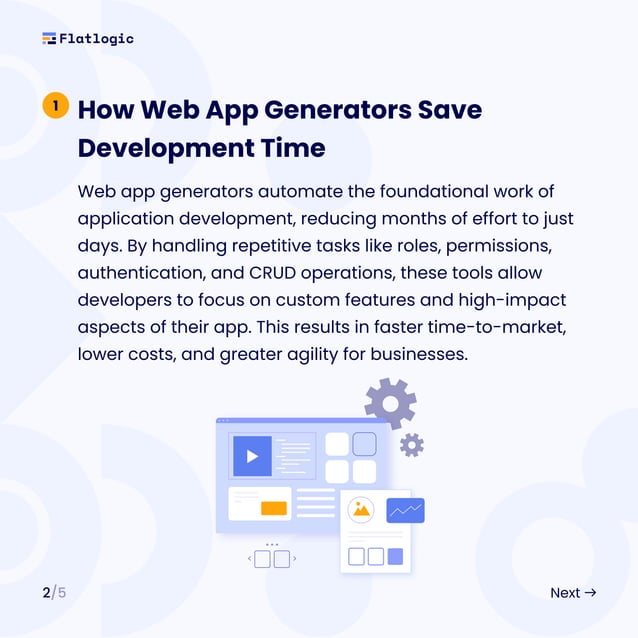 How a Web App Generator Can Save You Months of Development Time | PDF