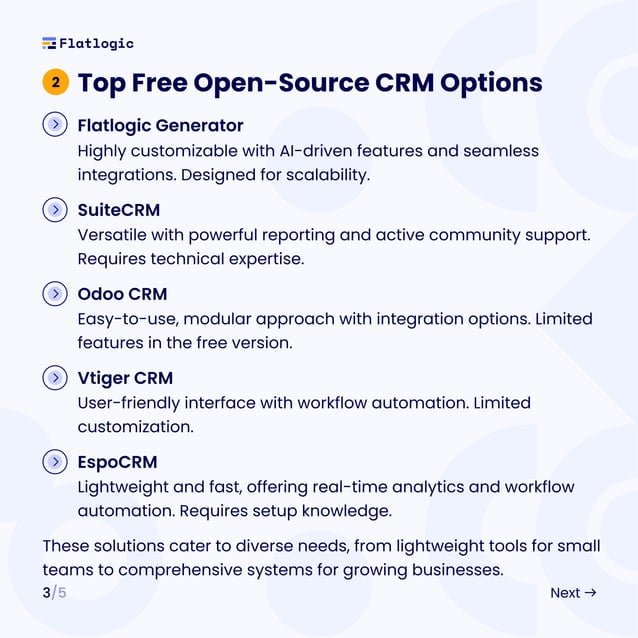 Free Open-Source CRM Software for Small Business | PDF