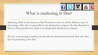 Marketing techniques -short film | PPT