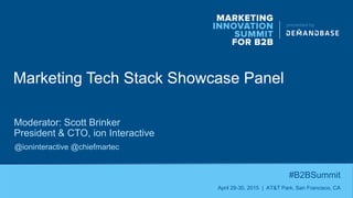 Marketing Tech Stack Showcase Panel | PDF