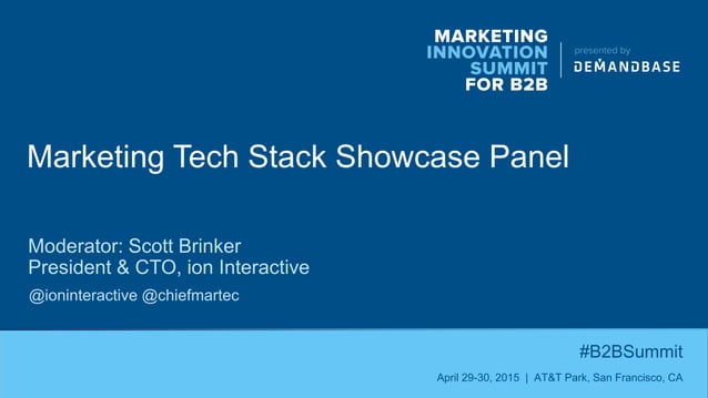 Marketing Tech Stack Showcase Panel | PDF