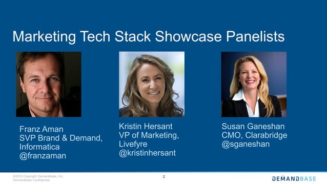 Marketing Tech Stack Showcase Panel | PDF