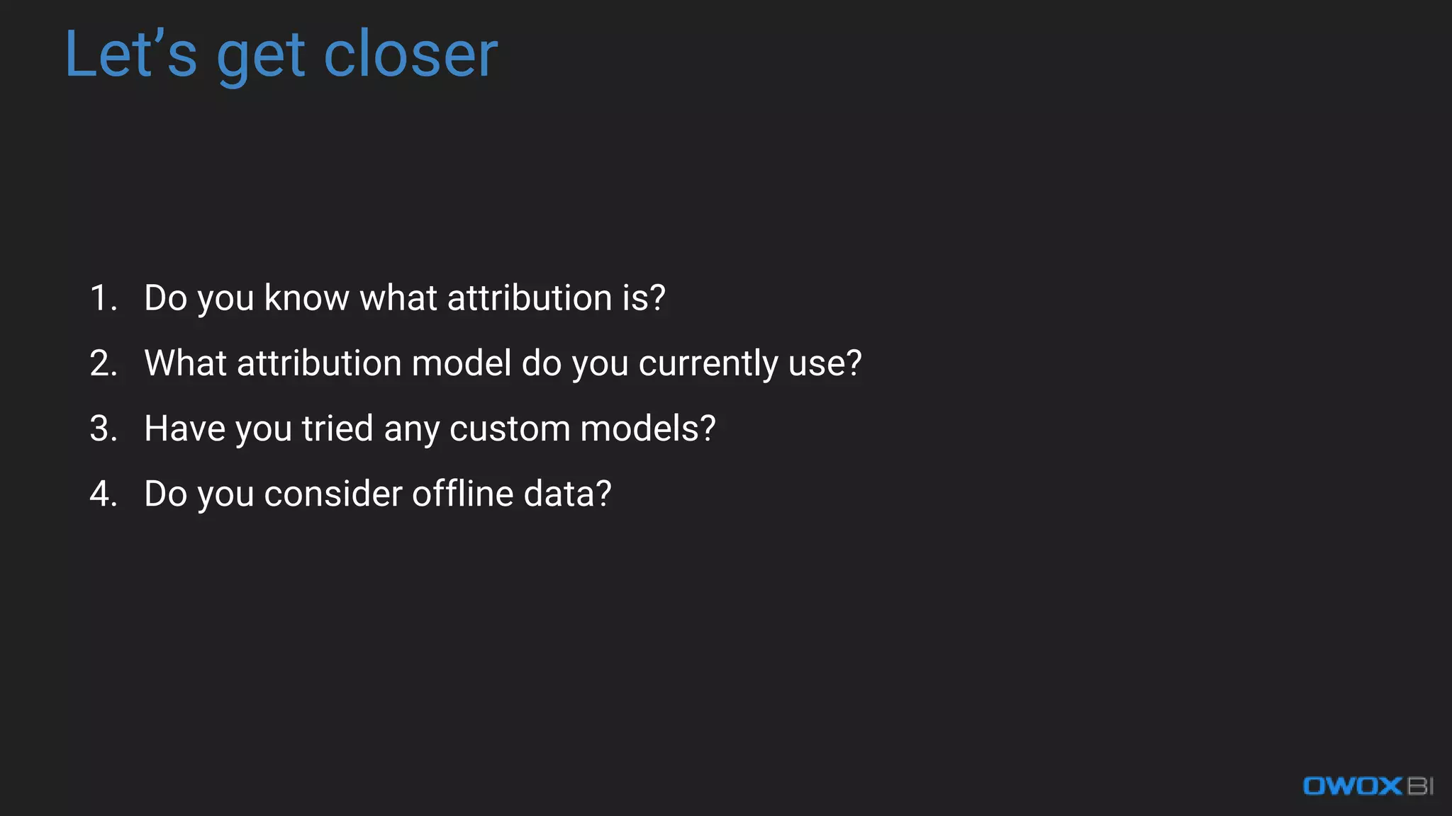 [Marketing that sells] Your attribution is wrong! Is there a better one? | PPTX