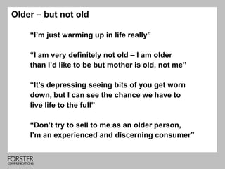 Marketing to older people | PPTX
