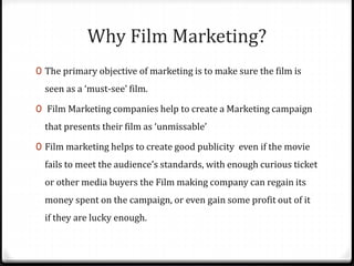 Marketing trends in film industry | PPTX