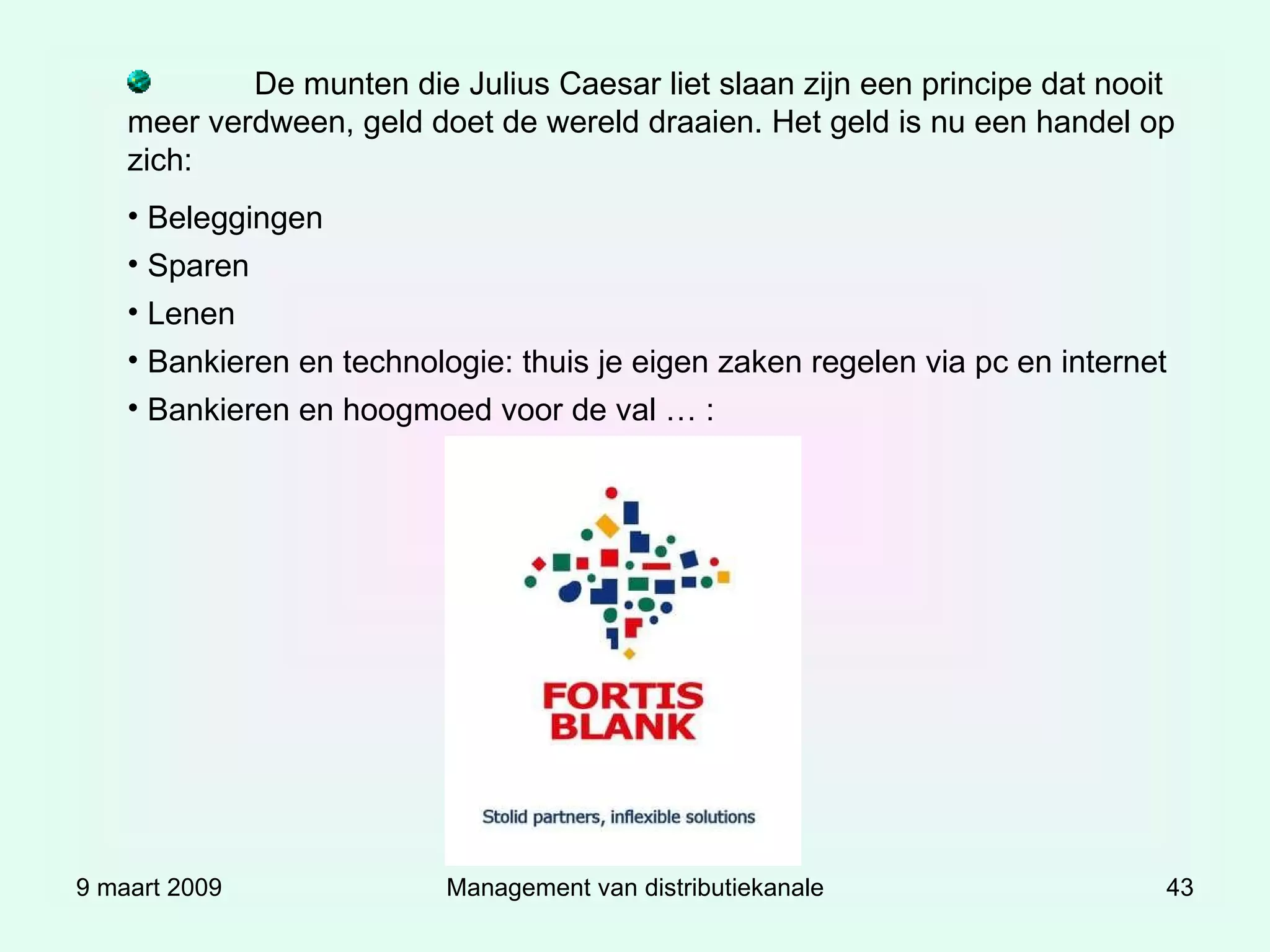 Marketing Van Distributiekanalen | PPT