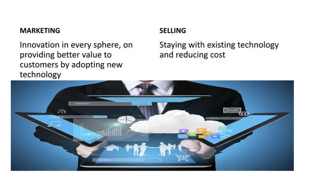 Marketing vs selling | PPTX | Marketing and Advertising | Business