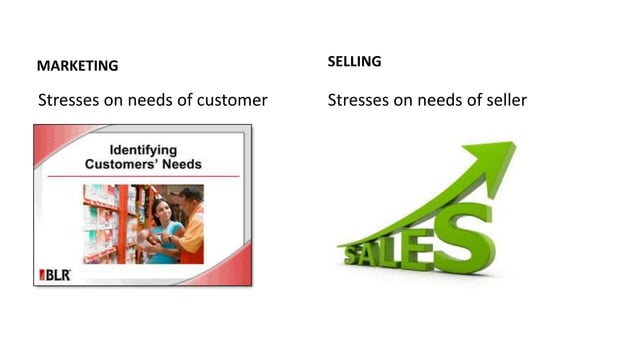 Marketing vs selling | PPTX | Marketing and Advertising | Business