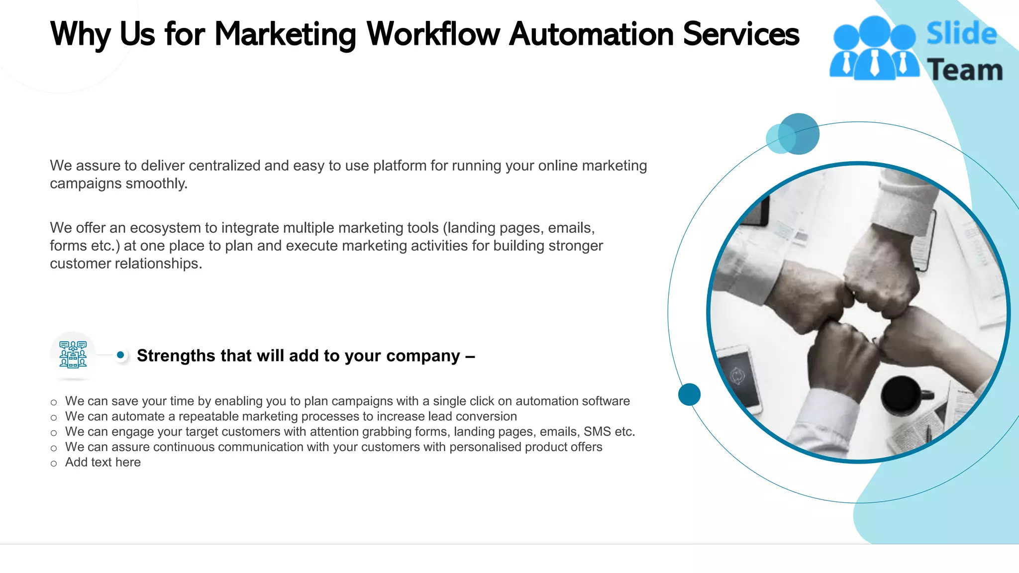 Marketing Workflow Automation Proposal Powerpoint Presentation Slides Ppt