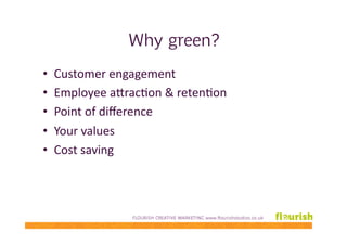 Marketing your green credentials | PDF