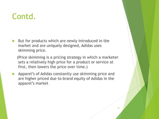 Marketing Mix on Adidas | PPTX