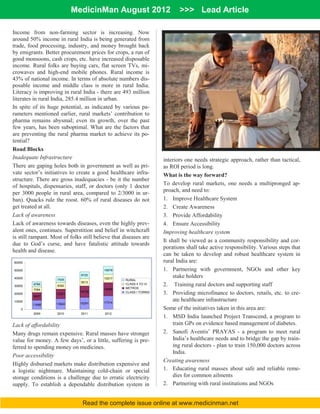 Pharma Market in Rural India | PDF